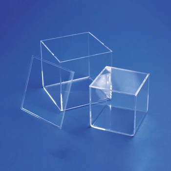 Cube Clear Acrylic Storage Box With A Lid Plexiglass Lucite Display Box ...