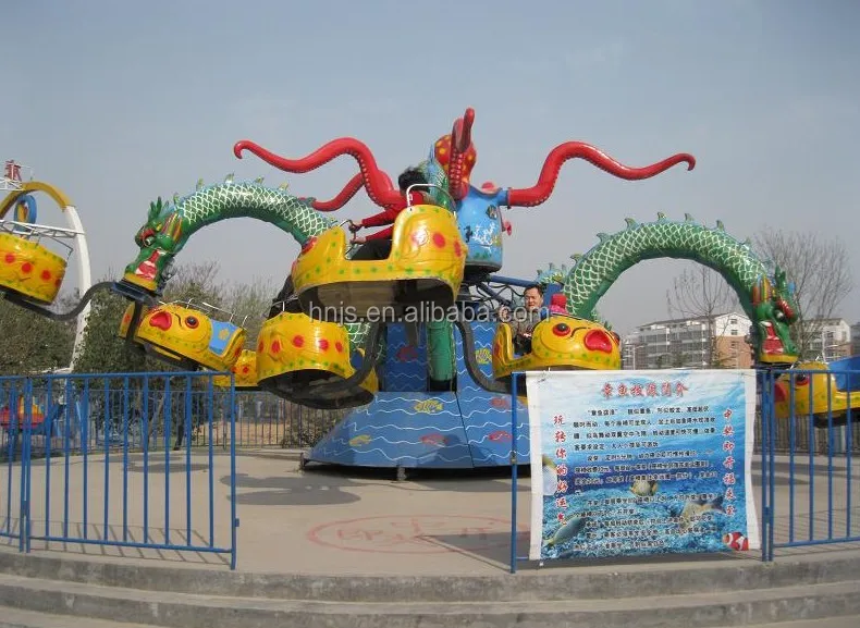 Outdoor Amusement Park Mechanical Games Octopus Ride For Sale - Buy ...