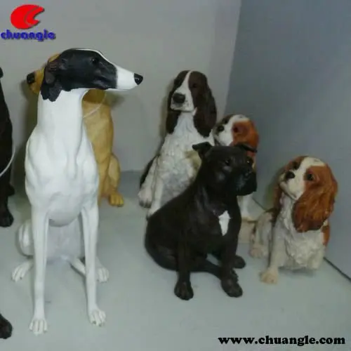 Resin Dog Statue,Realistic Dog Figure Model,Polyresin Custom Dog - Buy ...