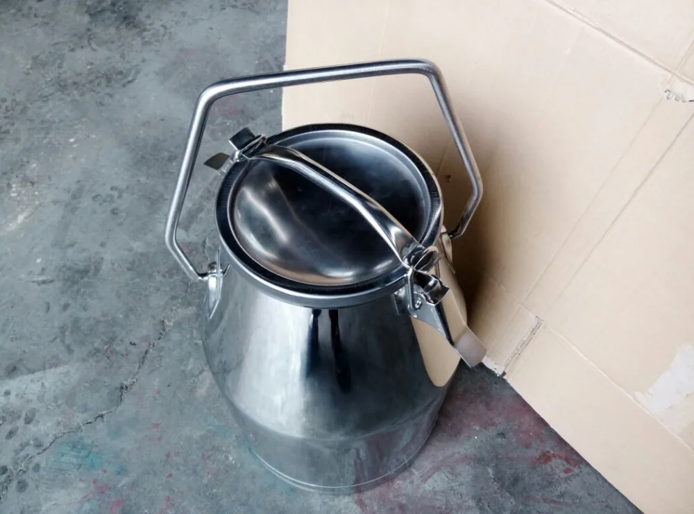 10l To 50l Dairy Milk Cans Stainless Steel Milking Bucket - Buy Milking ...