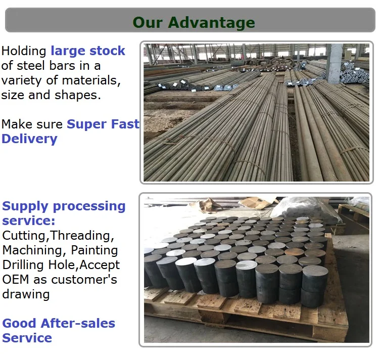 Steel Aisi 12l14 / 1215 Steel / Y15pb Round Bar Hot Rolled / Cold Drawn ...