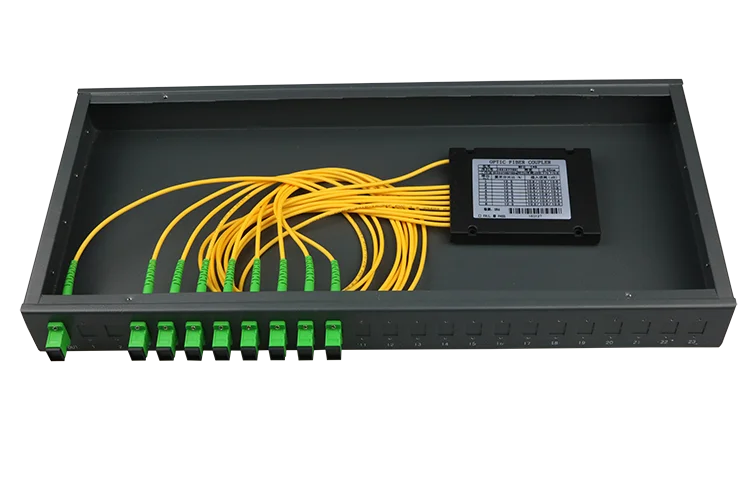 Plastic Sc Flange 24 Core Splice Tray 12 Core Fiber Optic Splice ...