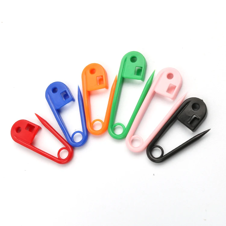 Customized DIY Fashionable Colorful Plastic per Hats Safety Pins