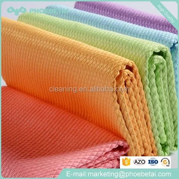 Disposable Microfiber Special Weaving Floor Colored Absorb Water Luxury ...