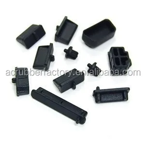 Black Rubber Usb A Type Female Anti Dust Plugs Stopper Cover Usb ...