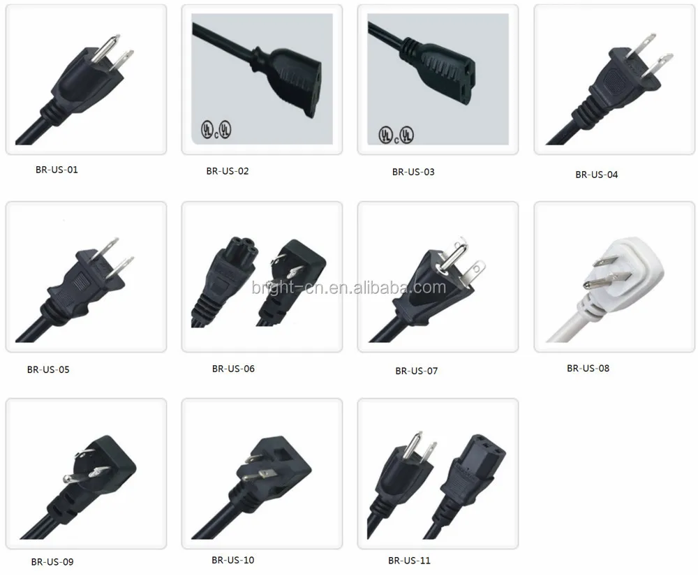 110v/220v Power Cord Cable,Usa Standard Electric Ac Power Cable/cord ...