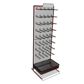 New Design Free Standing Pegboard Display Stand For Battery - Buy ...