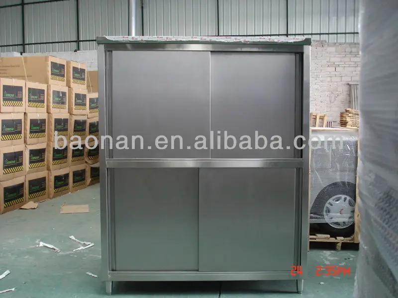 Restaurant Commercial Used Stainless Steel Kitchen Storage Cabinet With ...