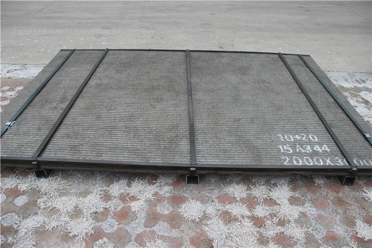 Abrasion Alloy Welded Wear Resistant Chrome Clad Plate