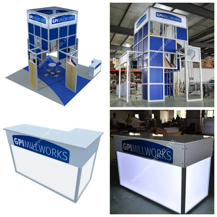 TANFU Corner Exhibition Trade Show Booth - Customizable