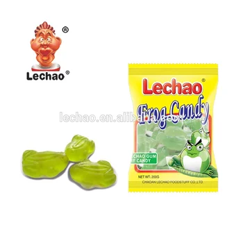 Halal Frog Jelly Candy Animal Shape Gummy Candy Fruit Flavored Jelly ...