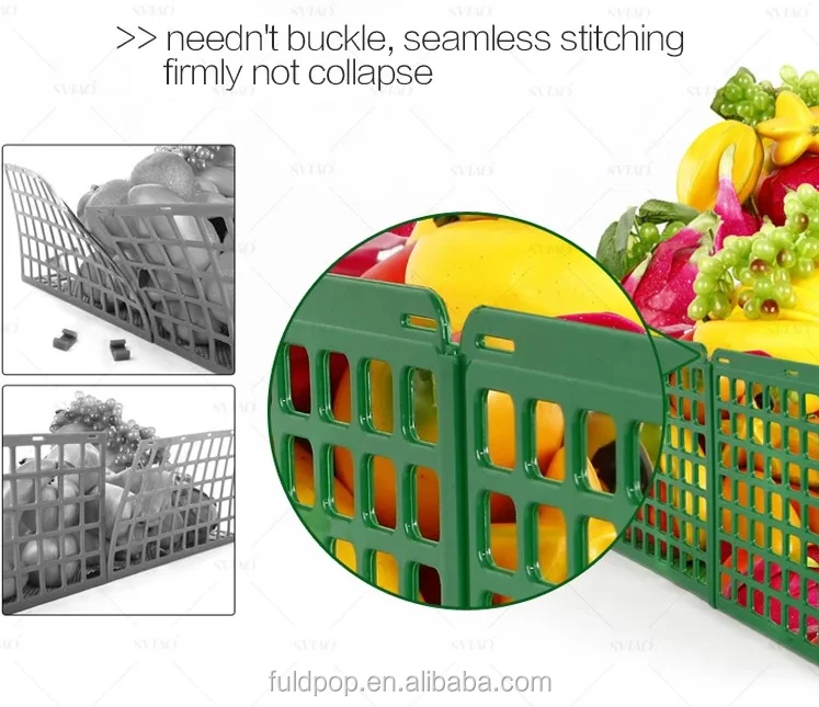 Free Joint Plastic Shelf Dividers for Vegetable & Fruit Display