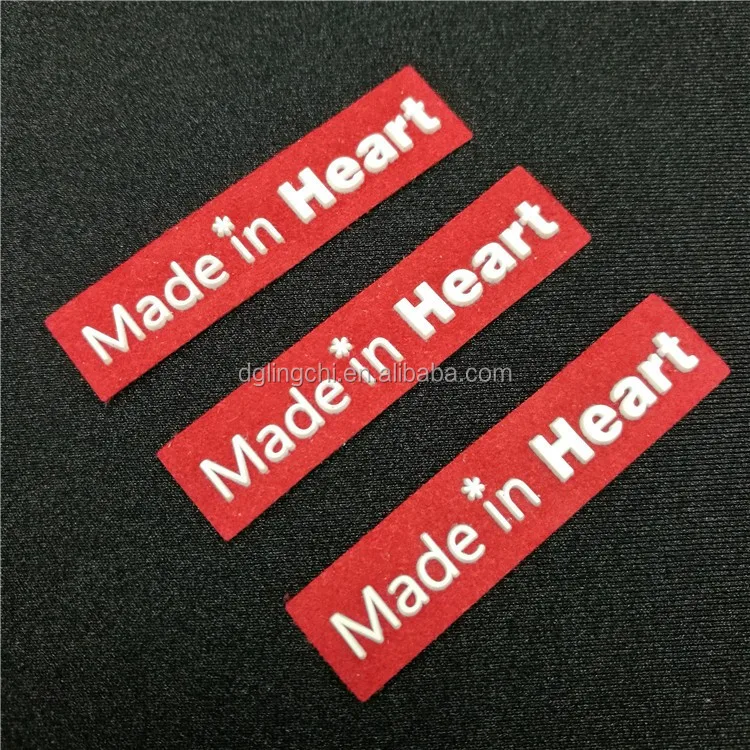 Oem 3d Flock Patch Flocking Label Plant Logo Silicone Patch - Buy ...