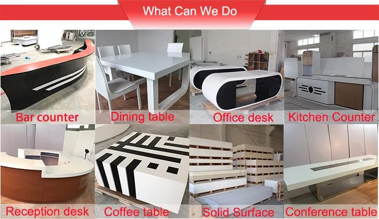 Solid Surface Bank Curved Modern Reception Desk Wooden Cash Counter ...