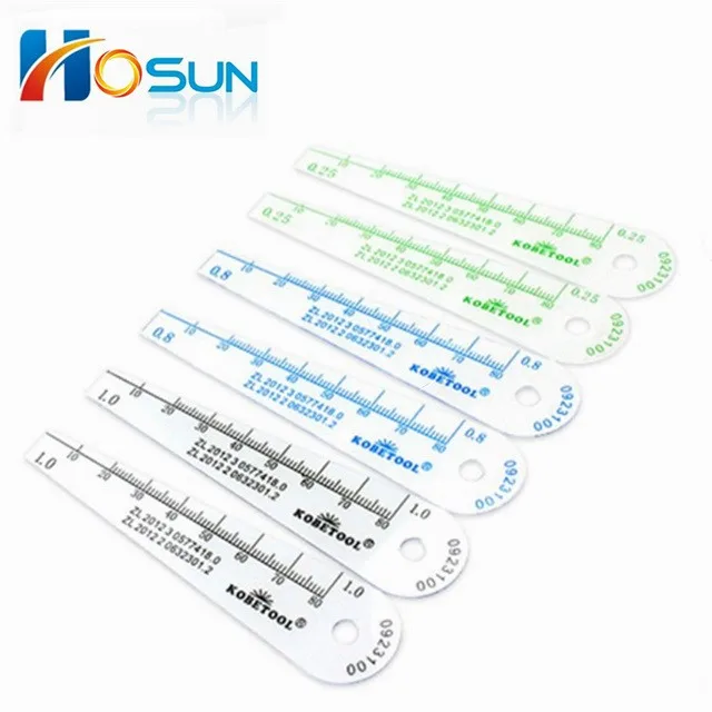 Thickness Gauge Plastic Feeler - 17pcs/set Precision Tools