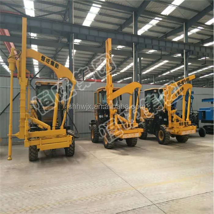 Piling Machine Tractor - Efficient Fence Post Installation