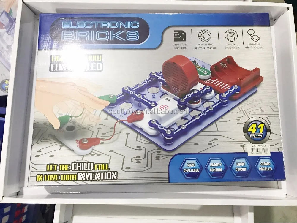 Stem Toys Lights And Shadow Controlled Electronics Circuits Blocks ...