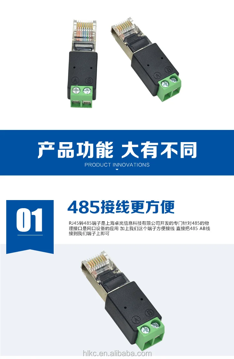 Connecteur À Vis Vers Rj45 Mâle Ethernet Adaptateur Convertisseur ...