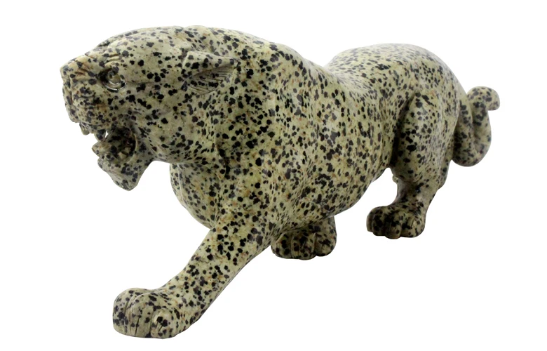 Jade Animal Carvings Dalmatian Japser Leopard Figurines For Sale - Buy ...