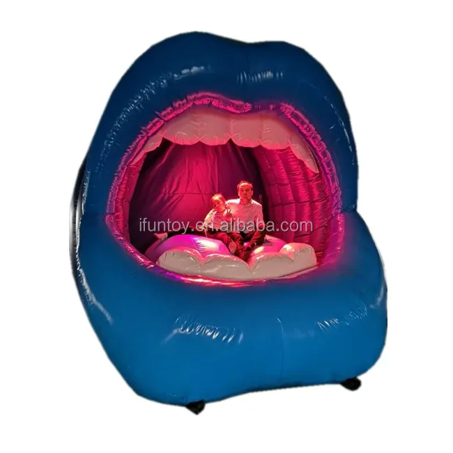 Inflatable Led Lighting Decoration Giant Lips /big Mouth Model for ...