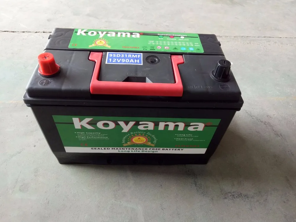 12v 80ah Silver Power Lead Calcium Maintenance Free Car Battery 95d31r ...