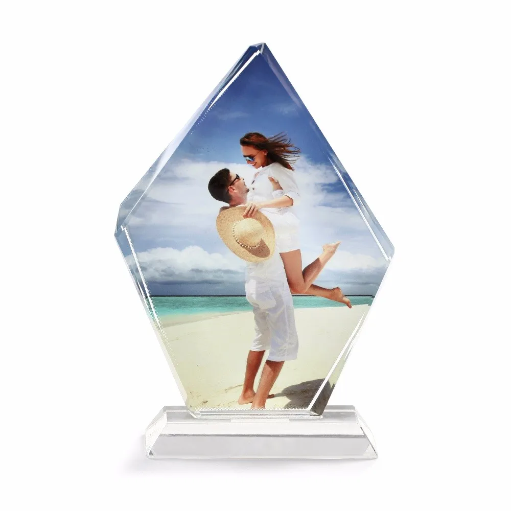 Sunmeta DIY Crystal Trophy - Sublimation Photo Frame