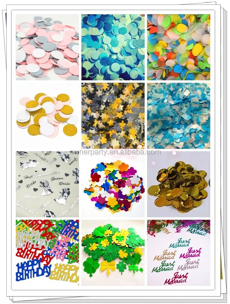 Biodegradavel Metallic Bulk Confetti - Buy Heartsrice Paper Glitter ...