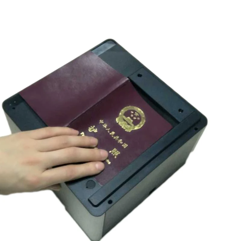 24 Bit Ce & Fcc Certificated Ocr Id Scanner Portable Kiosk Mrz Passport ...