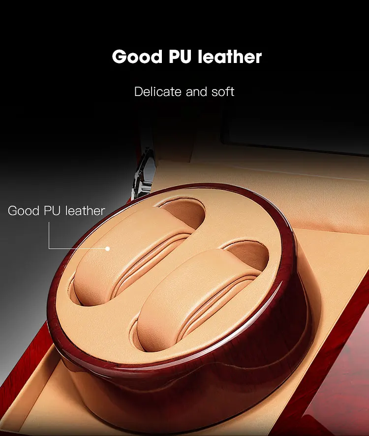 Automatic Wooden Watch Winder Box for 5 Watches - OEM Available