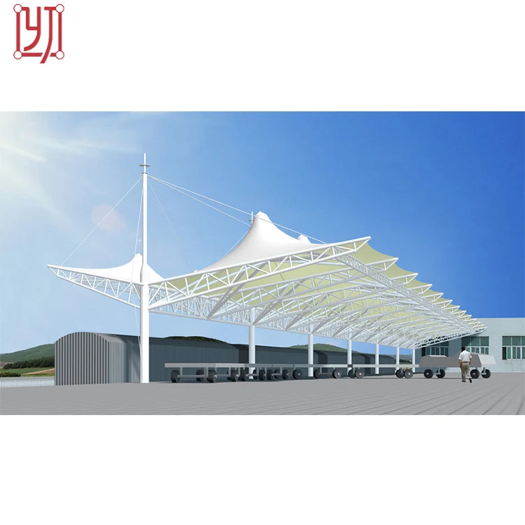 Steel Structure Car Parking Shed Roof Design - Buy Steel Structure Car ...