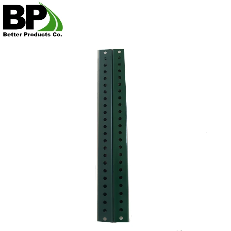 Galvanized Steel Square Sign Highway Delineator Post With Tapered Ends ...