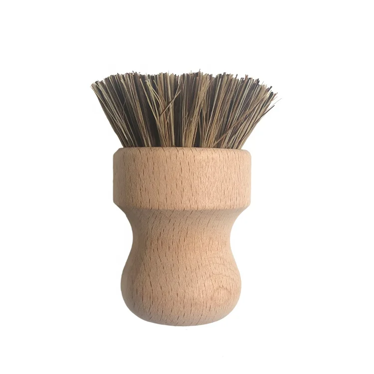 Pot Brush Wooden Dish Cleaning Brush,small Beech Wood Hand Eco-friendly ...