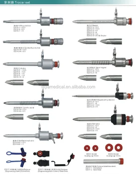 Endoscopy Equipment Surgical Laparoscopy Trocar Laparoscopic Trocar Set ...