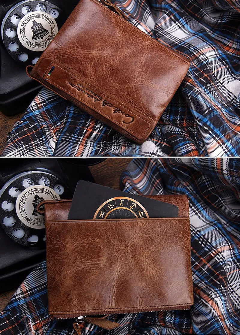 2019 New Women's Fashion Retro Wallet Recreational Coin Wallet Double ...