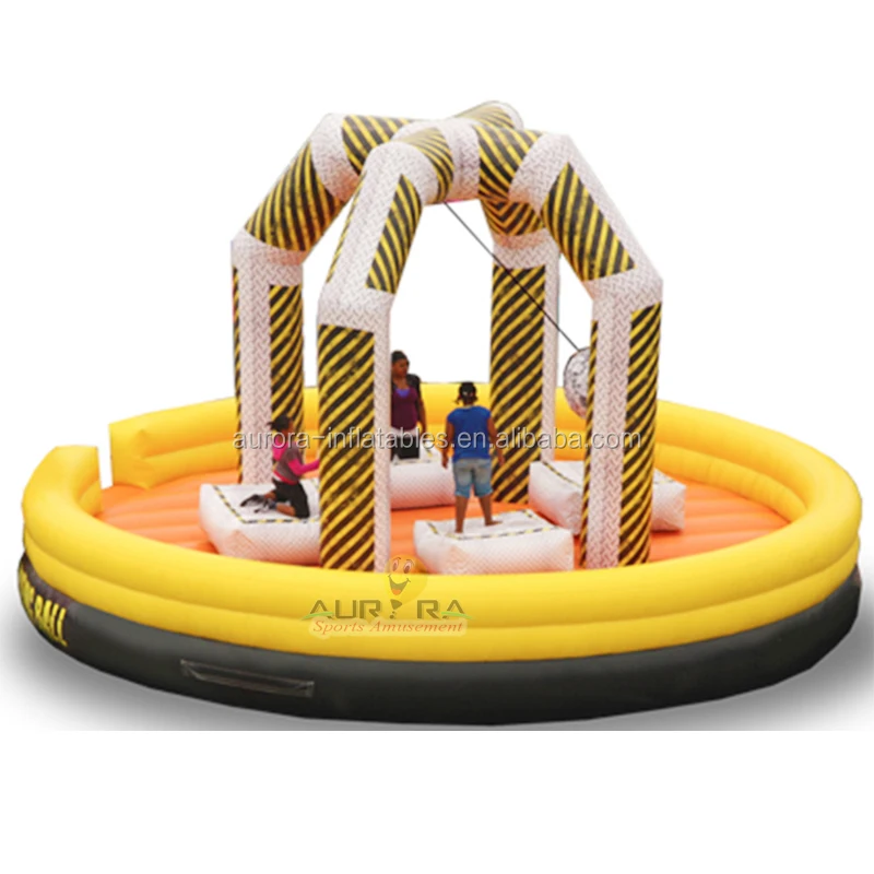 Inflatable Human Demolition Zone Inflatable Wrecking Ball Game Human ...