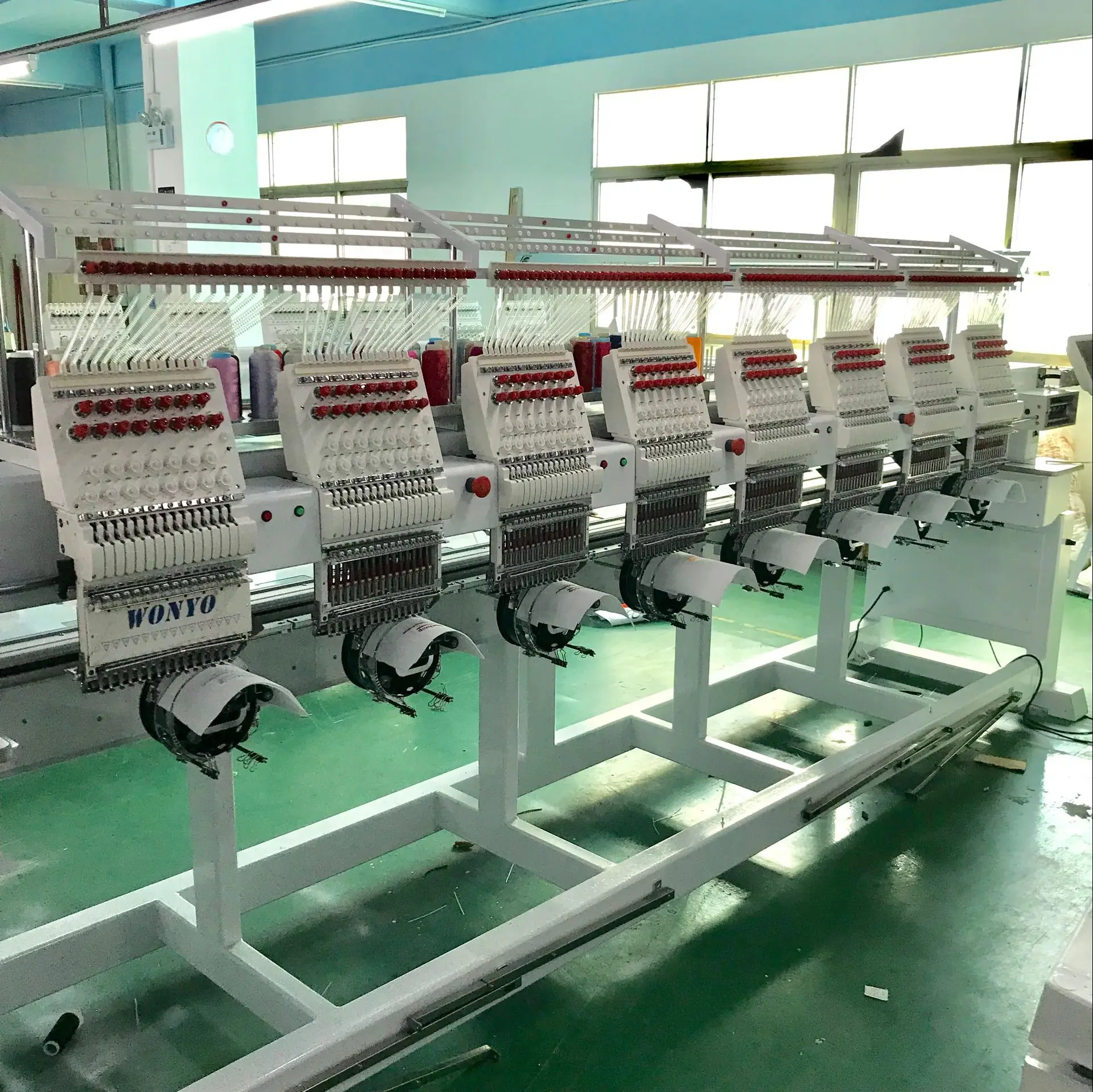 Computerized 8 Heads 12 Needles Embroidery Machine Wy1208ch - Buy 8 ...