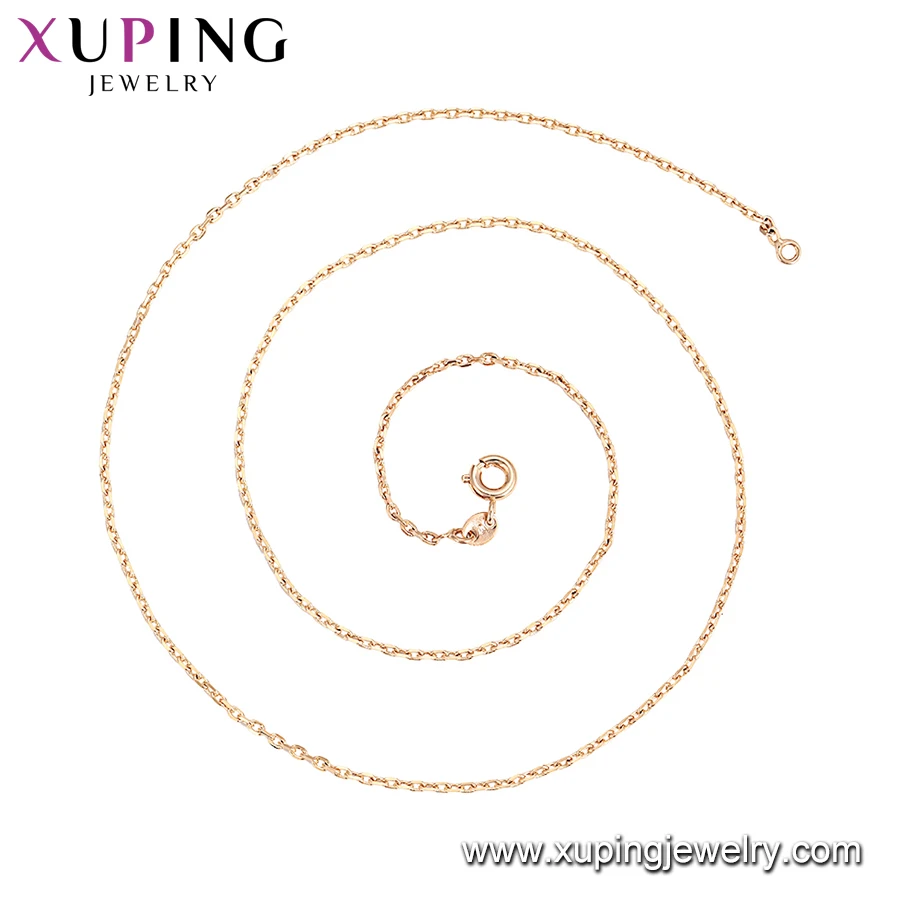45435 Xuping Jewelry Fashion 18k Gold Plated Chain Necklace - Buy ...