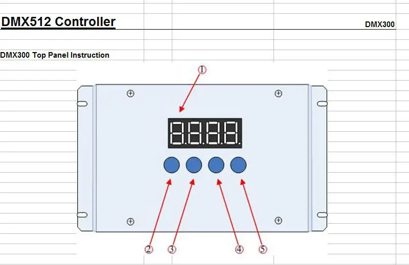 Dmx300,Dmx512 Master Controller With Rf Remote,Can Be Re-programmed By ...