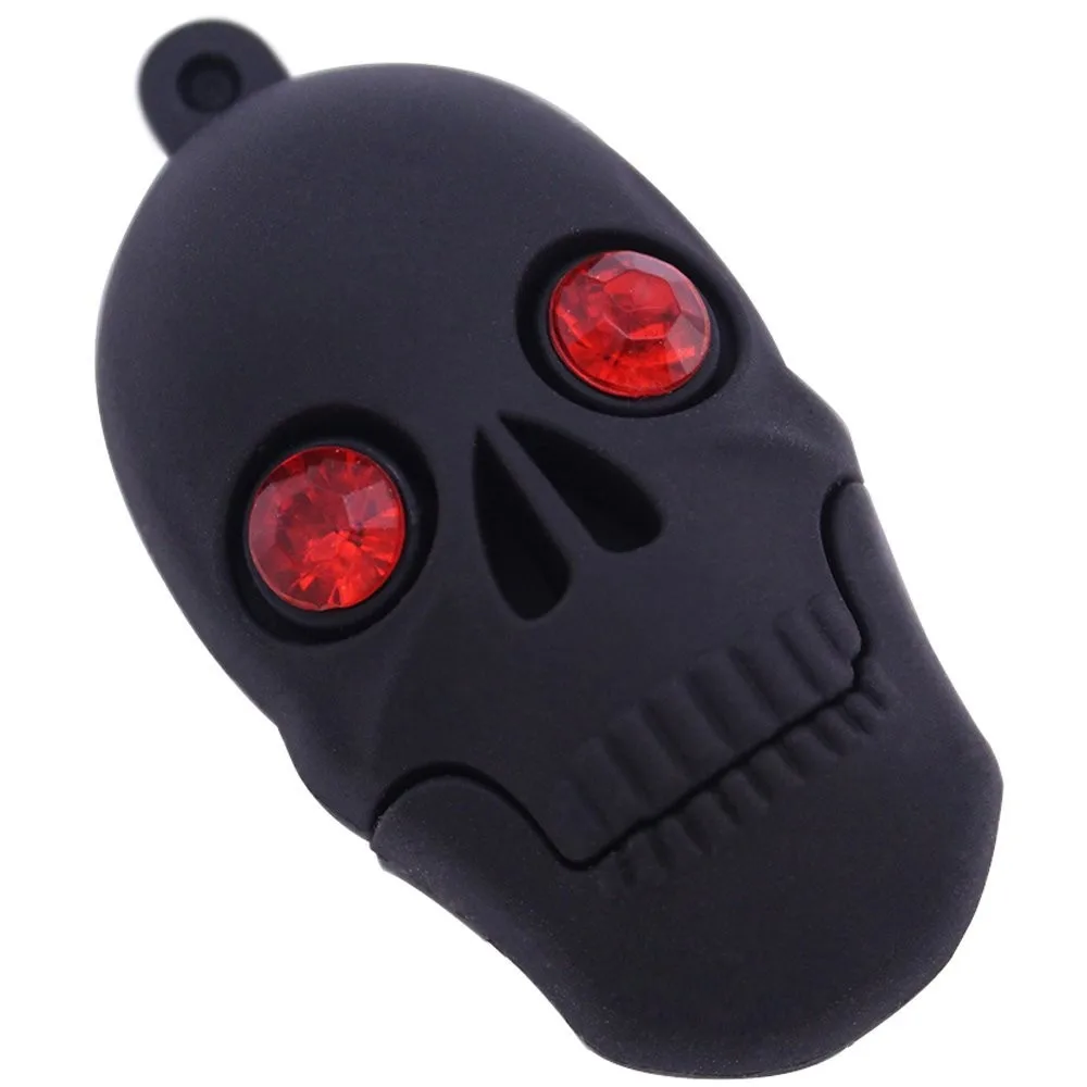 8gb Usb Drive Pvc Rubber Skull Head Memory Flash Thumb Stick Pendrive ...
