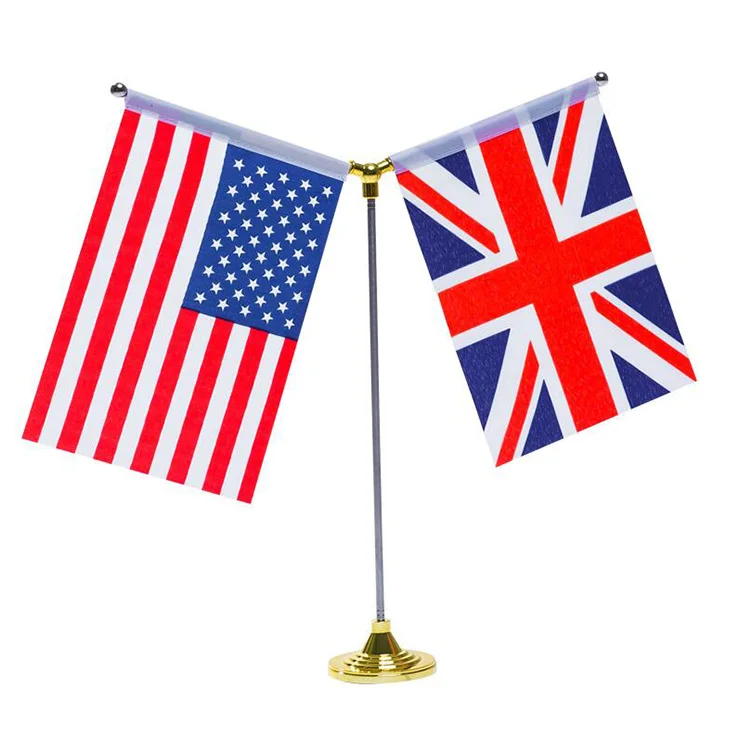 Office Desk Flag Custom Print Polyester Desk Table National Flag - Buy ...