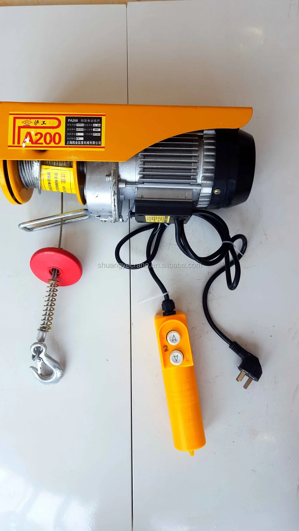 Electric Rope Pulley Hoist/wire Rope Pulling Electric Hoist - Buy ...