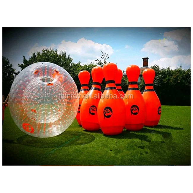 Inflatable Bowling Lane Game - Fun Outdoor Sport Activity