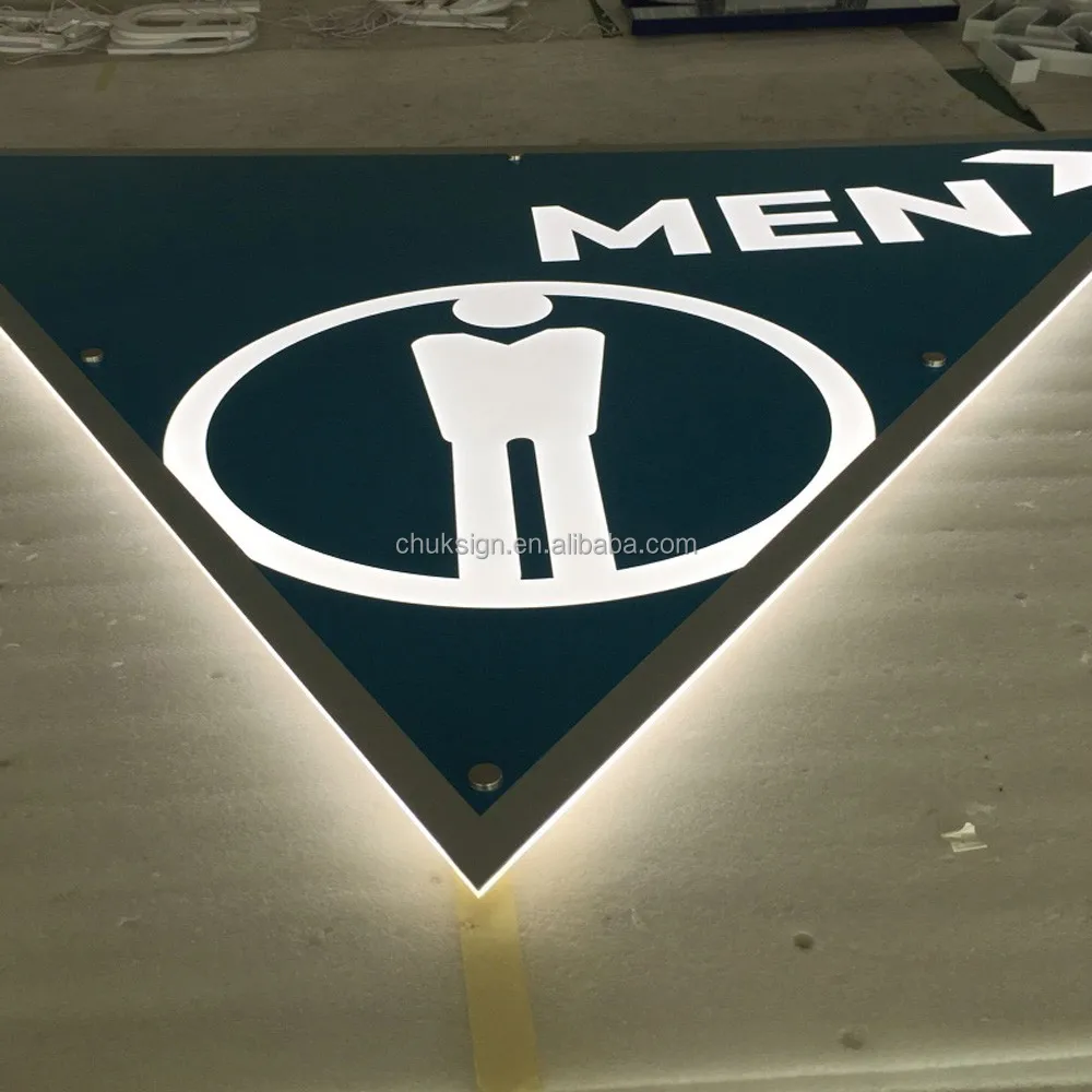 Slim Led Light Box Sign Toilet Sign Light Signs - Buy Toilet Sign ...
