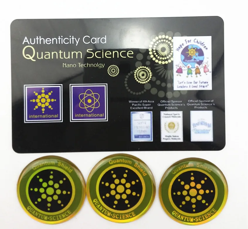 Emr Quantum Shield For Cell Phone,Radiation Protector,Gold&silver,Oem ...