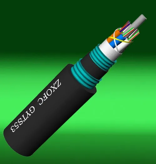 Rodent-Resistant PVC-Jacketed Fiber Optic Cable GYTS53/GYTS54/GYTS04 ...