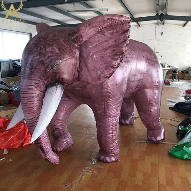 Cute Inflatable Elephant Costume Mascot for Adults or Kids