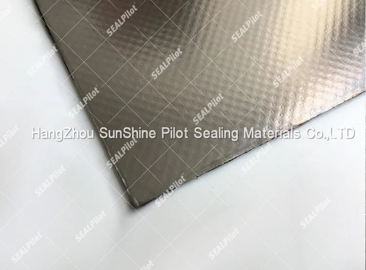 Graphite Sheet (purity 99%) Reinforced With A Perforated Stainless ...