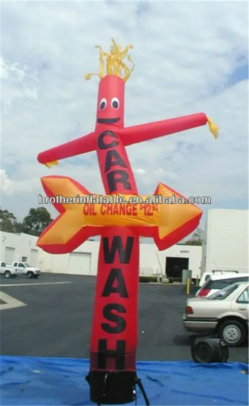 Red Inflatable Air Dancers Car Wash Man For Decoration - Buy Inflatable ...
