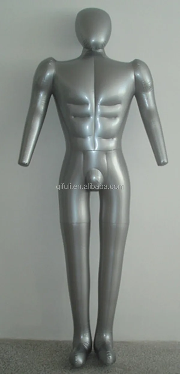 Inflatable Pvc Male Mannequin Model Full Size With Head And Arms ...