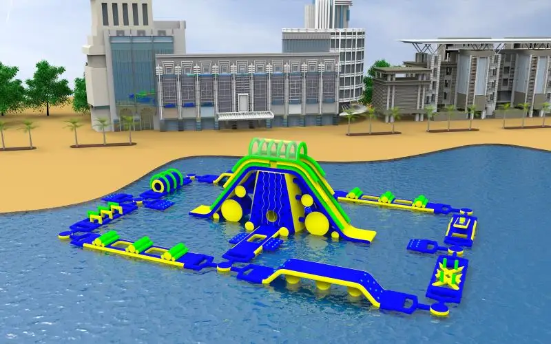 Adult Commercial Inflatable Fun Crazy 5k Run Water Park Giant ...